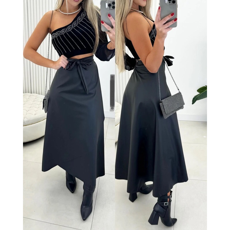 Saia Envelope Longa Courino | Shopee Brasil