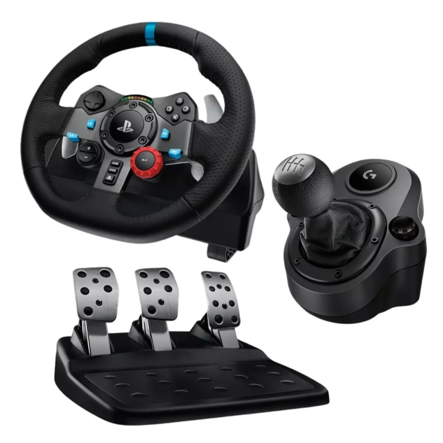 Combo - Volante Logitech G29 + Câmbio P/ Ps4, Ps5, PC + Garantia 2 anos + Nota Fiscal Driving ...