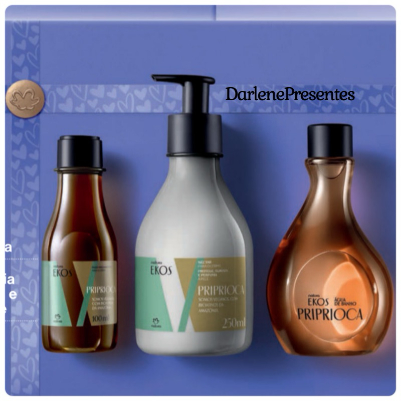 Kit Presente Ekos Priprioca com Óleo Natura | Shopee Brasil