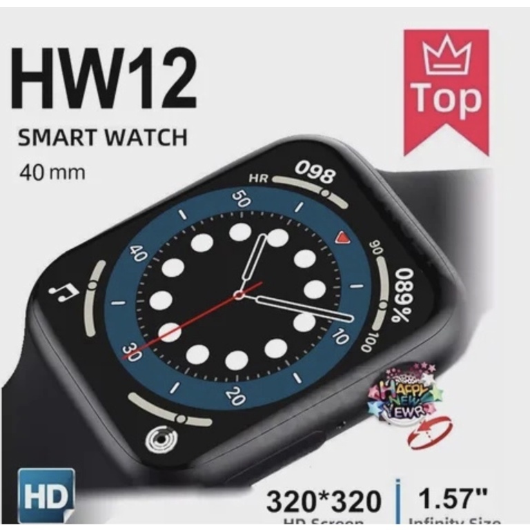 Relogio Inteligente Smartwatch Hw12 38/40mm IWO Android IOS Tela ...