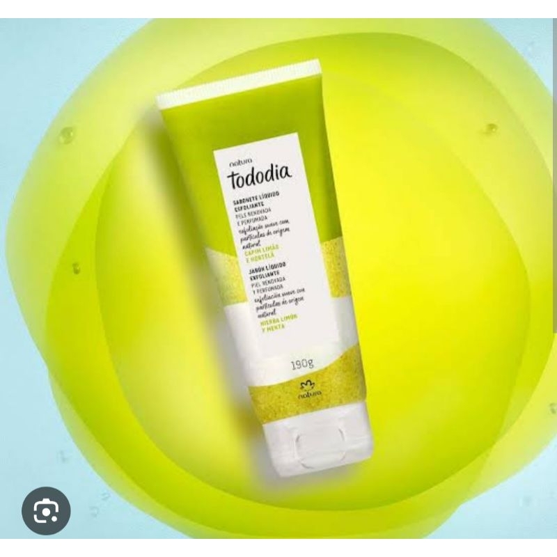 Sabonete Líquido Esfoliante Corporal Tododia Capim Limão e Hortelã 190 g | Shopee Brasil