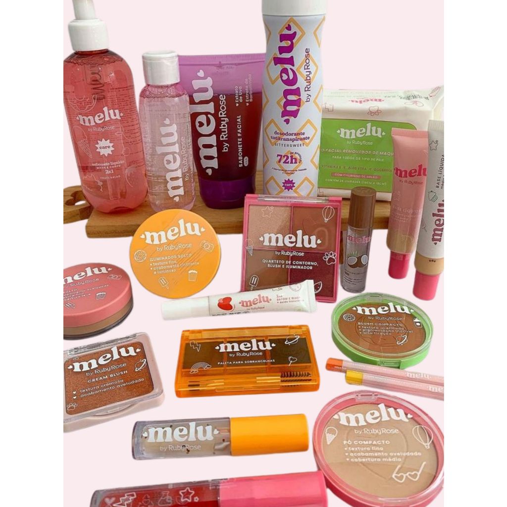 maquiagem Kit 5 produtos melu e ruby rose caixa misteriosa | Shopee Brasil