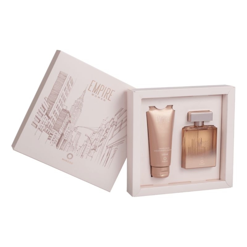 Kit Empire Woman com Hidratante e Perfume Hinode | Shopee Brasil