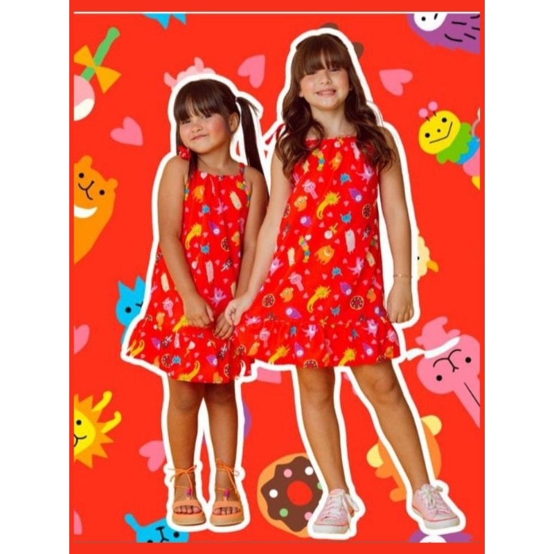 vestido infantil menina moda verão primavera meninas criança estilosa ...