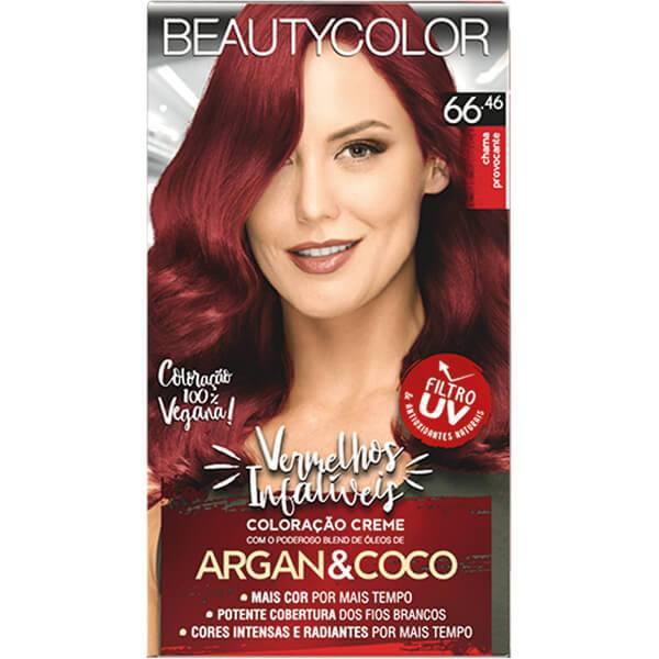 Tinta Beauty Color Kit 66.46 Chama Provocante | Shopee Brasil