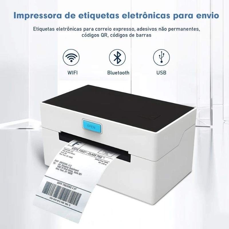 IMPRESSORA BLUETOOTH TÉRMICA USB BIVOLT | Shopee Brasil