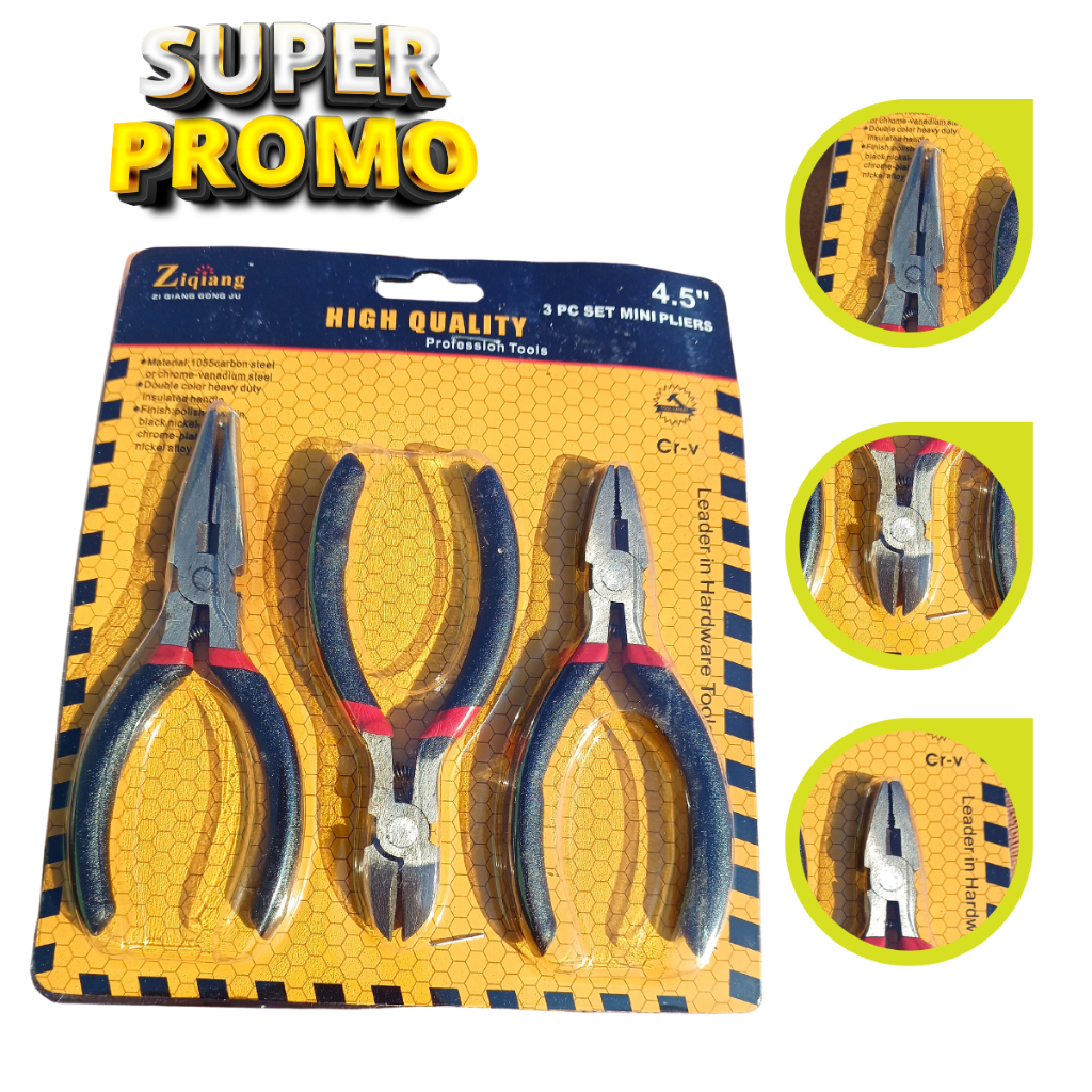 Kit De Alicates Artesanato Bijuteria Jogo completo Alicate de Bico e ...