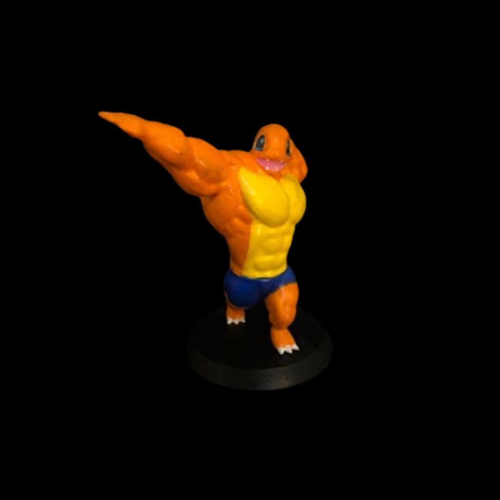 Action Figure Pokémon Charmander Maromba Ultra Swole | Shopee Brasil