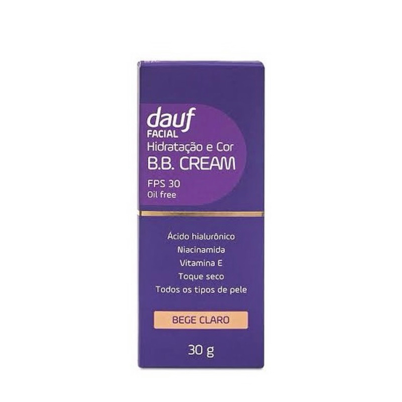 Dauf Facial B.B Cream FPS 30 - Bege Claro 30g | Shopee Brasil