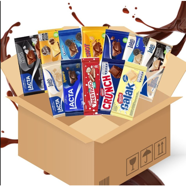 KIt C/5 barras de chocolate variadas | Shopee Brasil KIt C/5 barras de chocolate variadas | Shopee Brasil