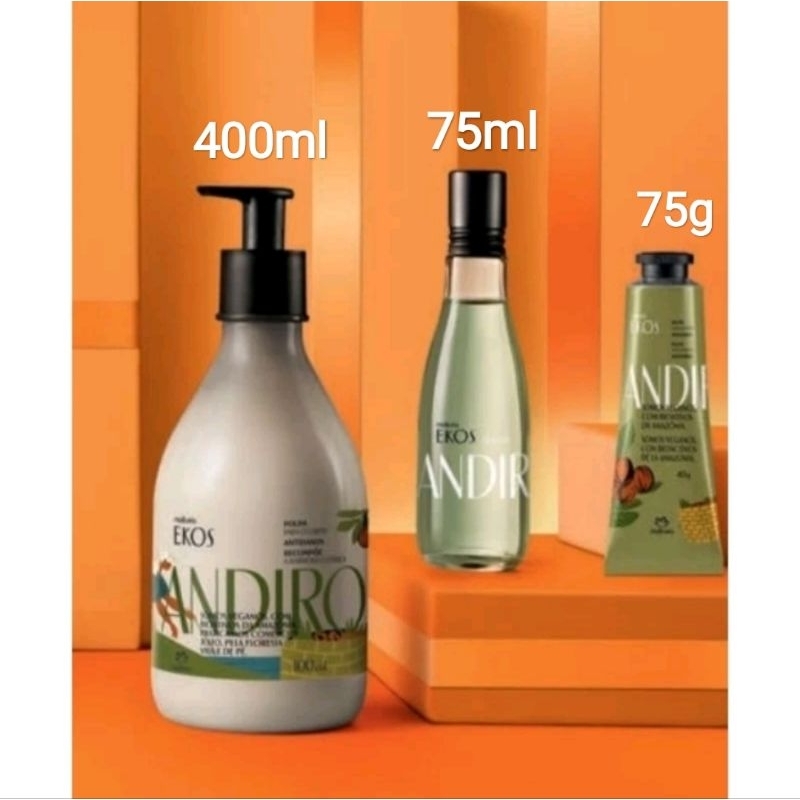Kit presente Natura Ekos Andiroba (3 itens) para viagem | Shopee Brasil