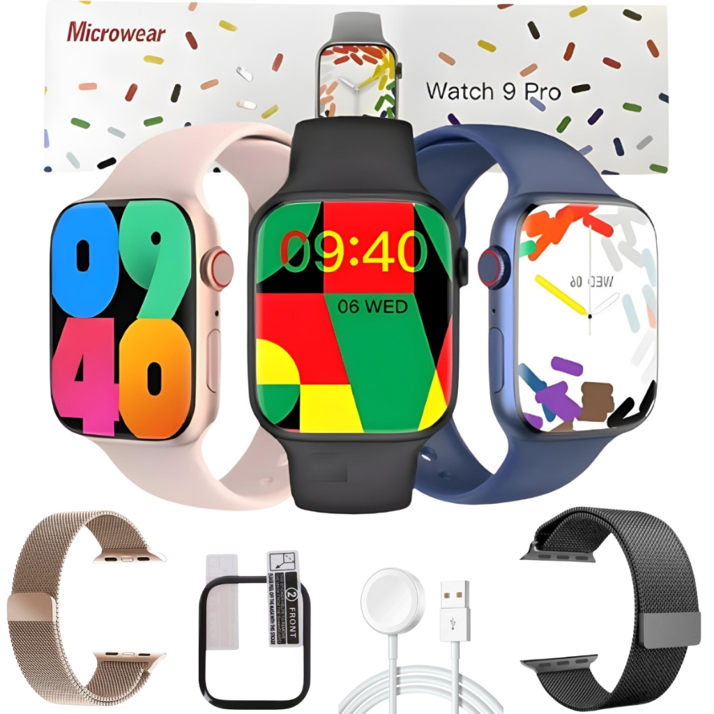 Smart Watch W29 Pro Microwear Series 9 Original Gps Bussula Nfc Kit C ...