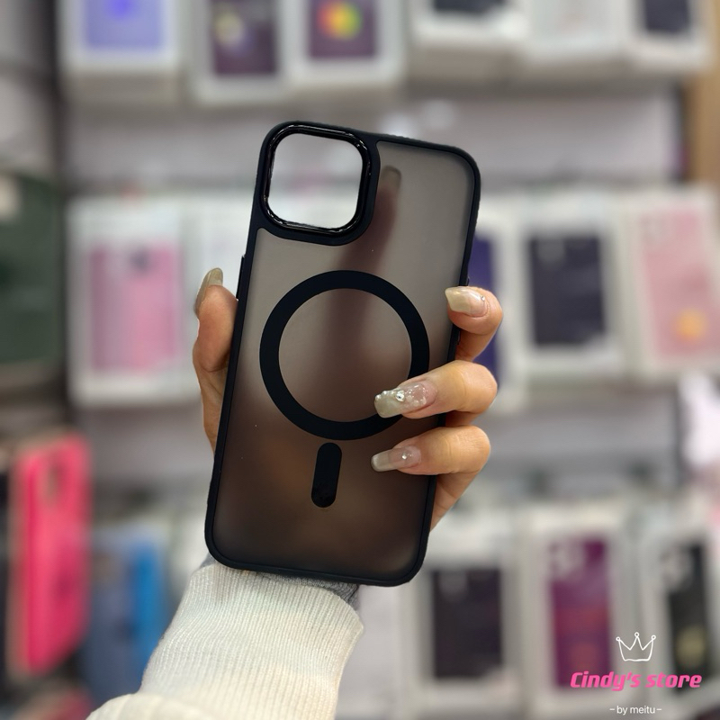 Capa Capinha Case Space Magsafe Anti Impacto para IPhone Preta | Shopee Brasil