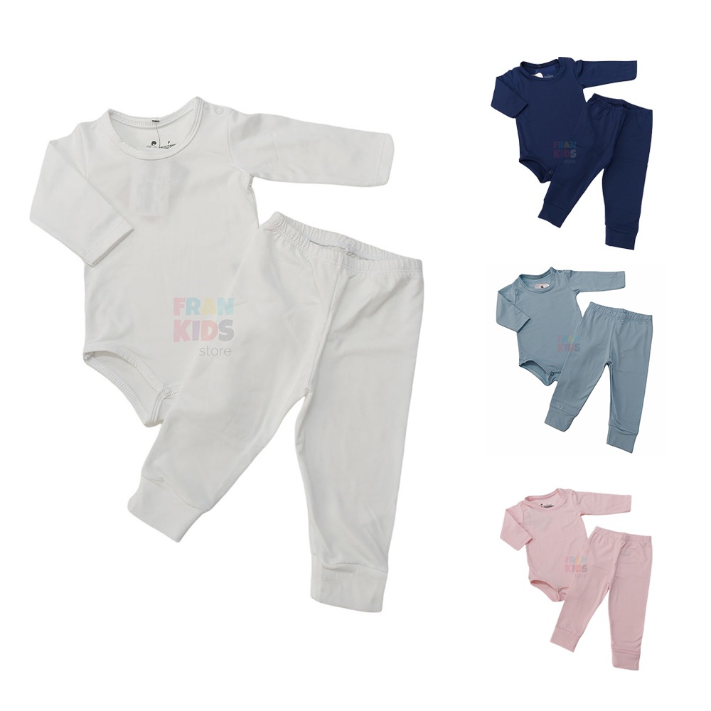 Conjunto Térmico Roupa Térmica Pijama Inverno Body e Calça Bebê e ...