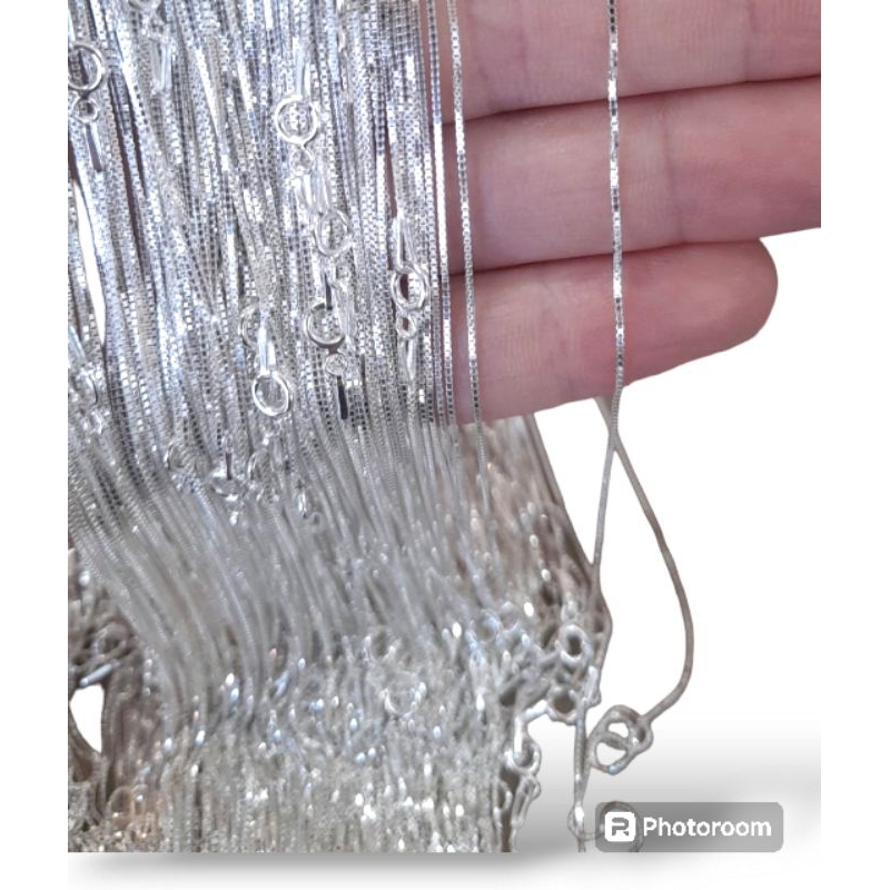 Colar Corrente Veneziana fina Prata 925 - 40 cm- 45 cm -50 cm | Shopee Brasil