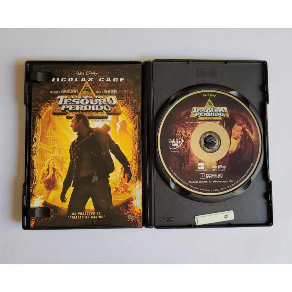 A Lenda do Tesouro Perdido - Dvd | Shopee Brasil