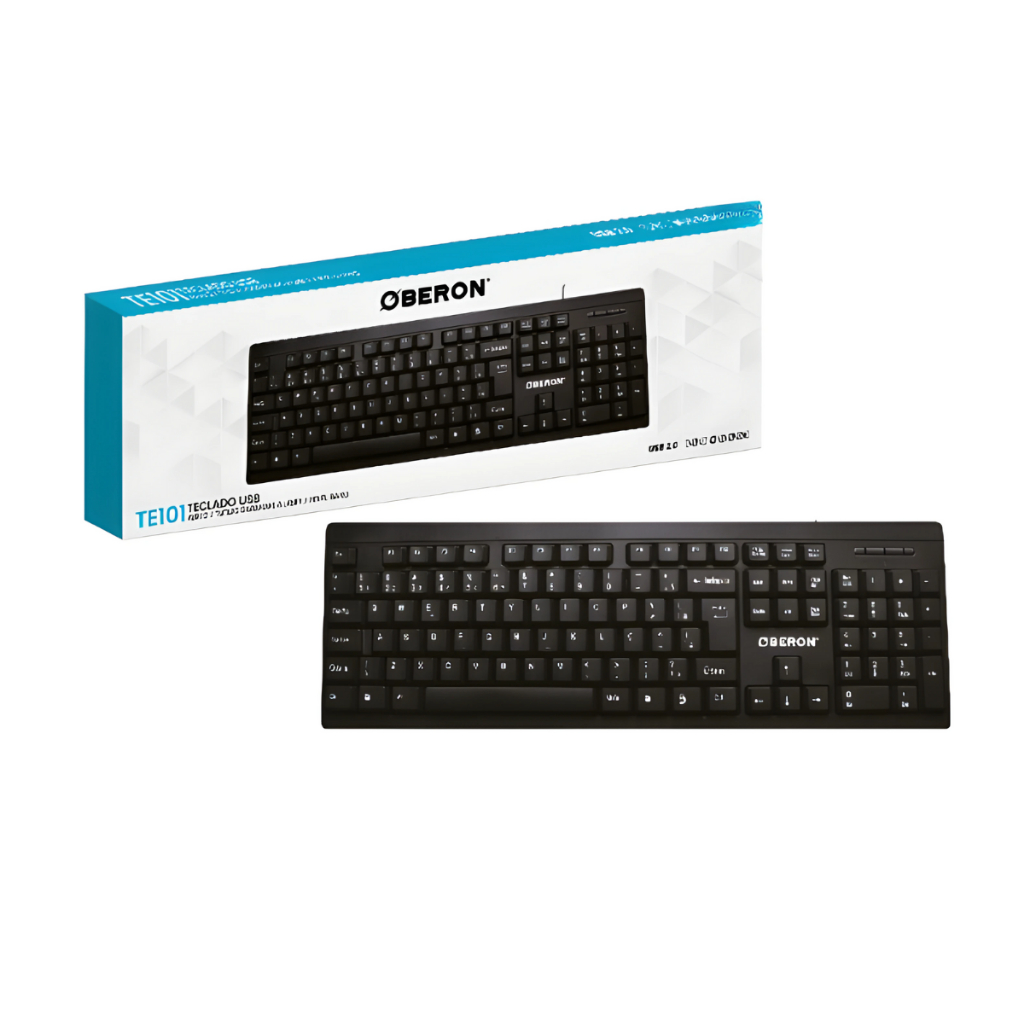 Teclado Silencioso Macio ABNT2 Com Fio USB 2.0 Para Pc Notebook ...