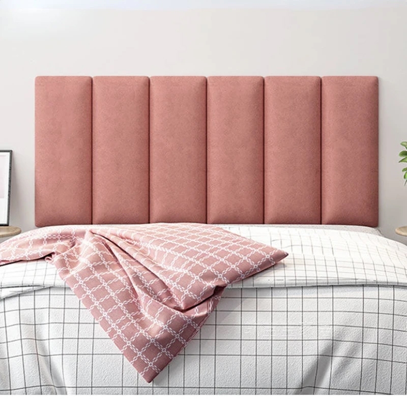 Cabeceira Estofada modular Adesiva 45x20 para Cama de Solteiro Casal ...