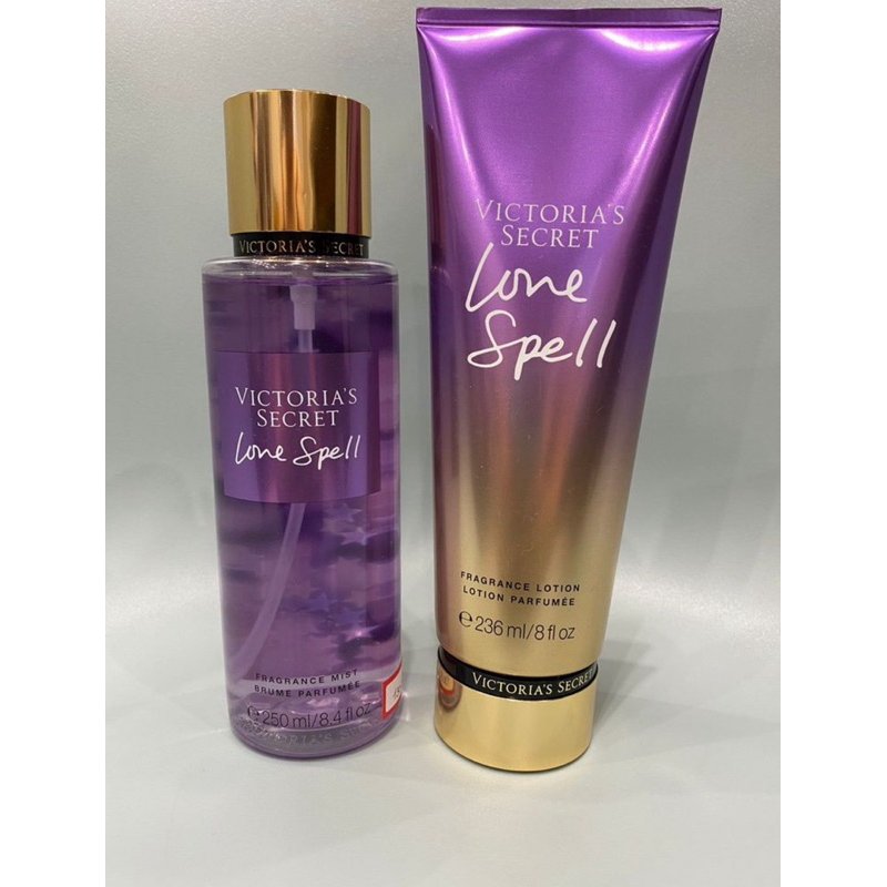 Victoria's Secret Body Splash + Creme Love Spell Pack | Shopee Brasil