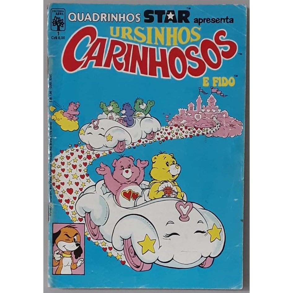 Ursinhos Carinhosos e Fido nº 1 - Julho/1986 - Quadrinhos Star - Gibi ...