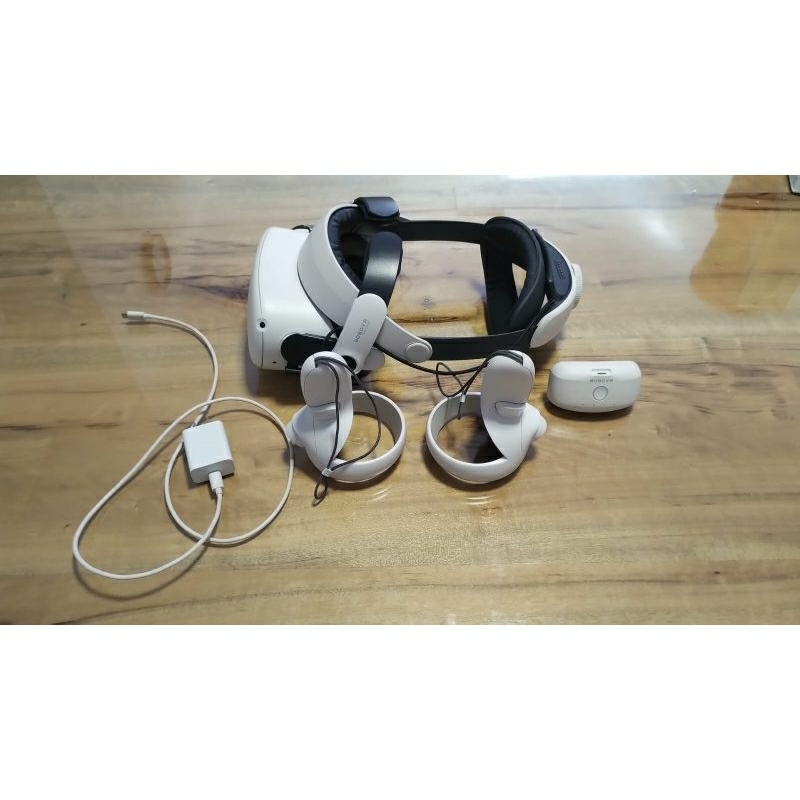 Meta quest 2 com strap bobo vr m2 pro e bateria extra | Shopee Brasil