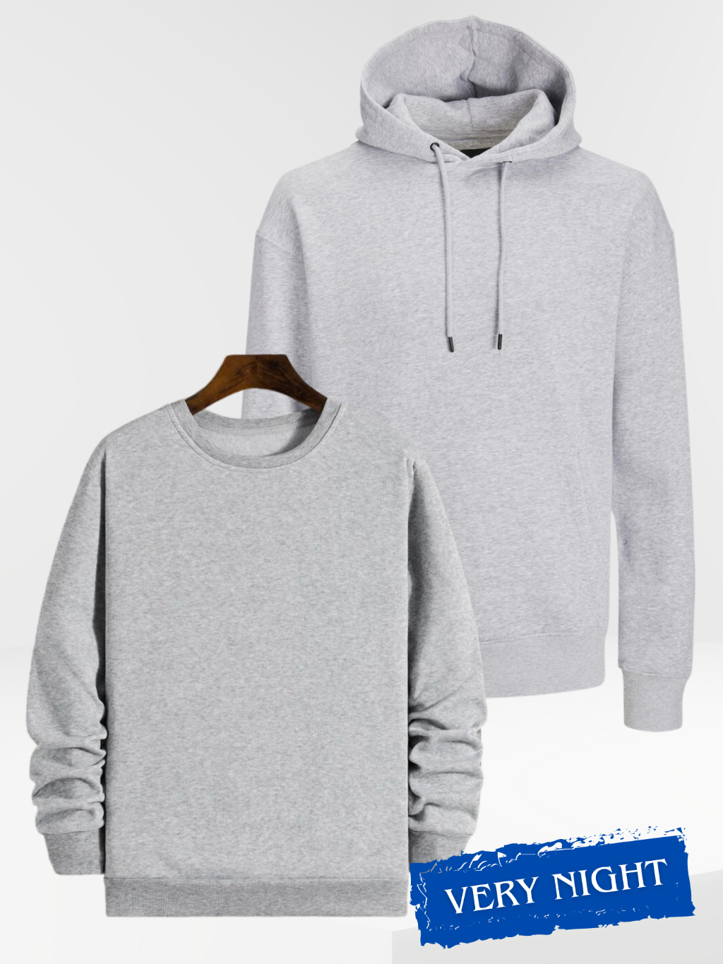 Kit Moletom Sem Capuz Com Capuz Canguru Gola Redonda Unissex Blusa Lisa ...