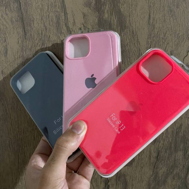 Kit 3 Capinhas Case Capa IPhone 13 Apple Silicone Aveludado Envio ...