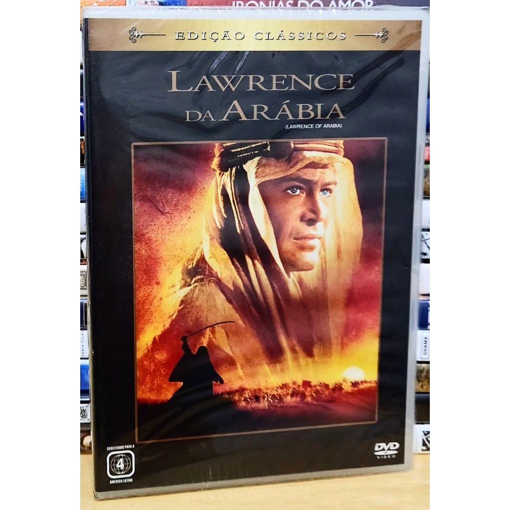 DVD Lawrence Da Arábia (Original Lacrado) | Shopee Brasil