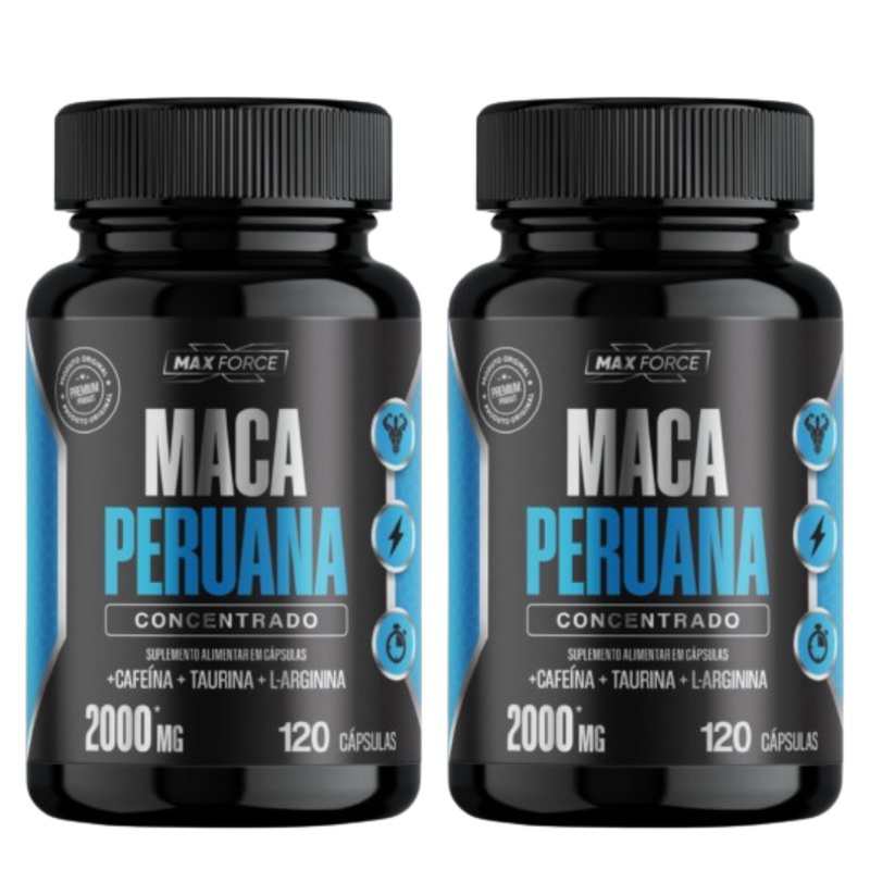 Super Maca Peruana Maxforce 2000mg 120 Caps Original | Shopee Brasil