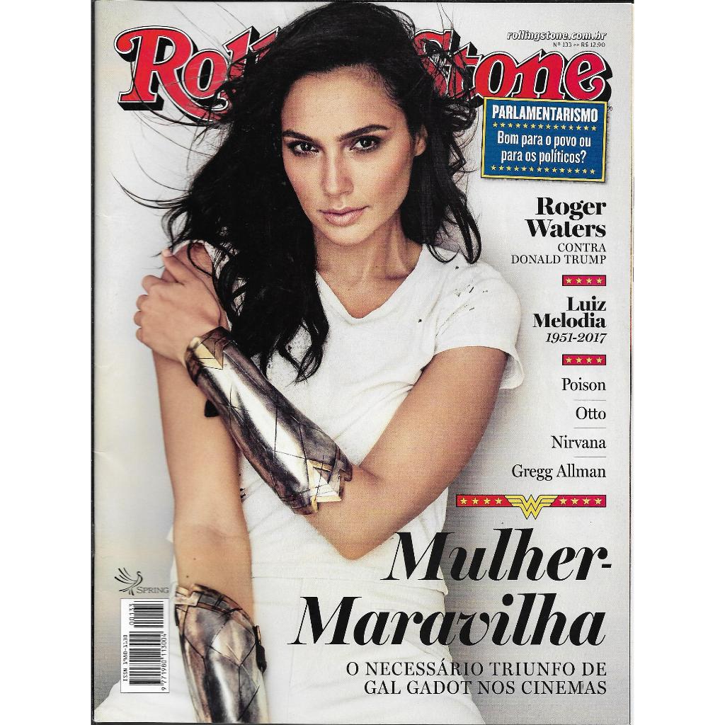 revista rolling stone 133 mulher maravilha,pink flyd,rita lee | Shopee ...
