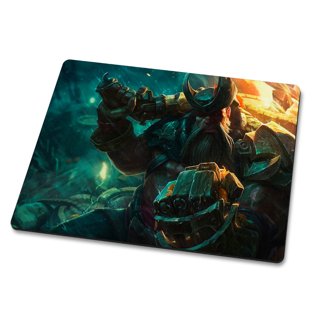 Mouse Pad campeão Gangplank League of Legends LOL Várias Skins | Shopee ...