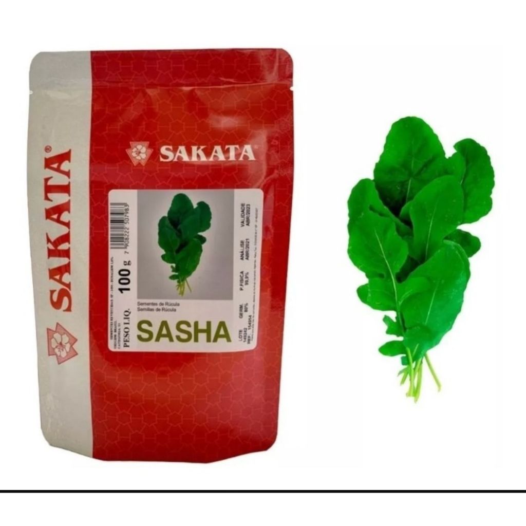 Semente De Rúcula Sakata Sasha 100g - Rúcula Sakata | Shopee Brasil