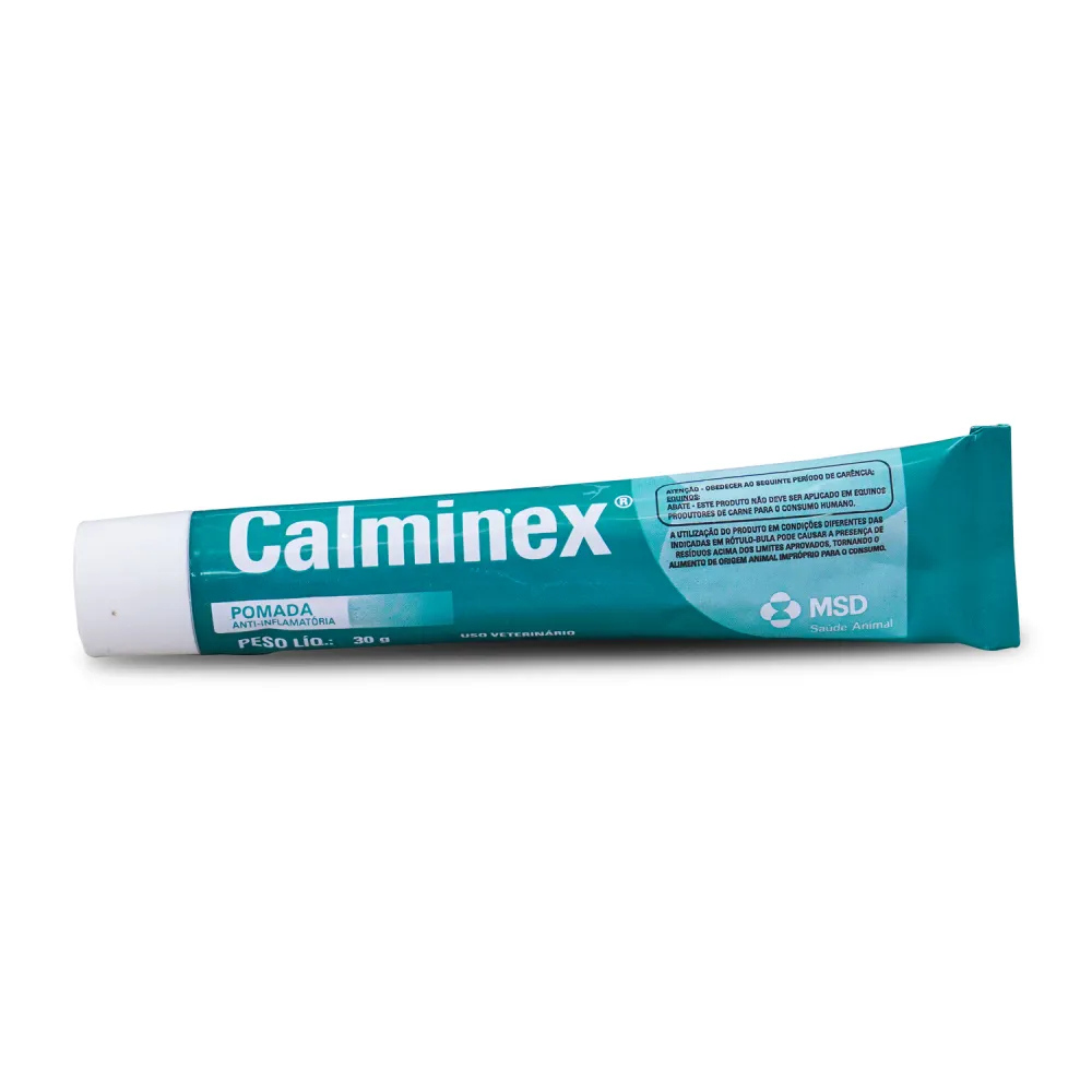 Calminex Pomada De Uso Veterinário 30g Dores E Pancadas | Shopee Brasil