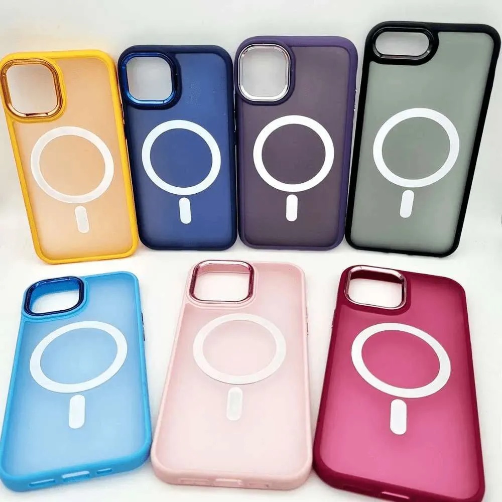 Capa MagSafe Colorida P/ iPhone | Shopee Brasil