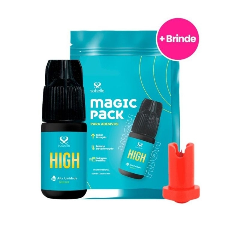 Cola/adesivo para extensão de cilios Sobelle 3ml High, Hero, Powerfull. | Shopee Brasil
