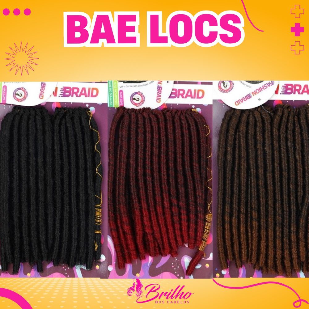 BAE LOCS - FASHION BRAID - CROCHET BRAIDS - 120GRAMAS 30CM | Shopee Brasil