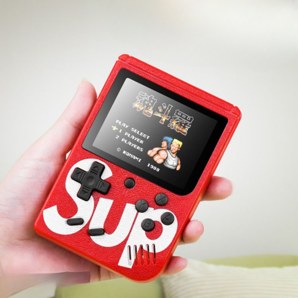 Mini Video Game Retrô Pequeno E Portátil Sup Game Box 400 Jogos Antigos | Shopee Brasil