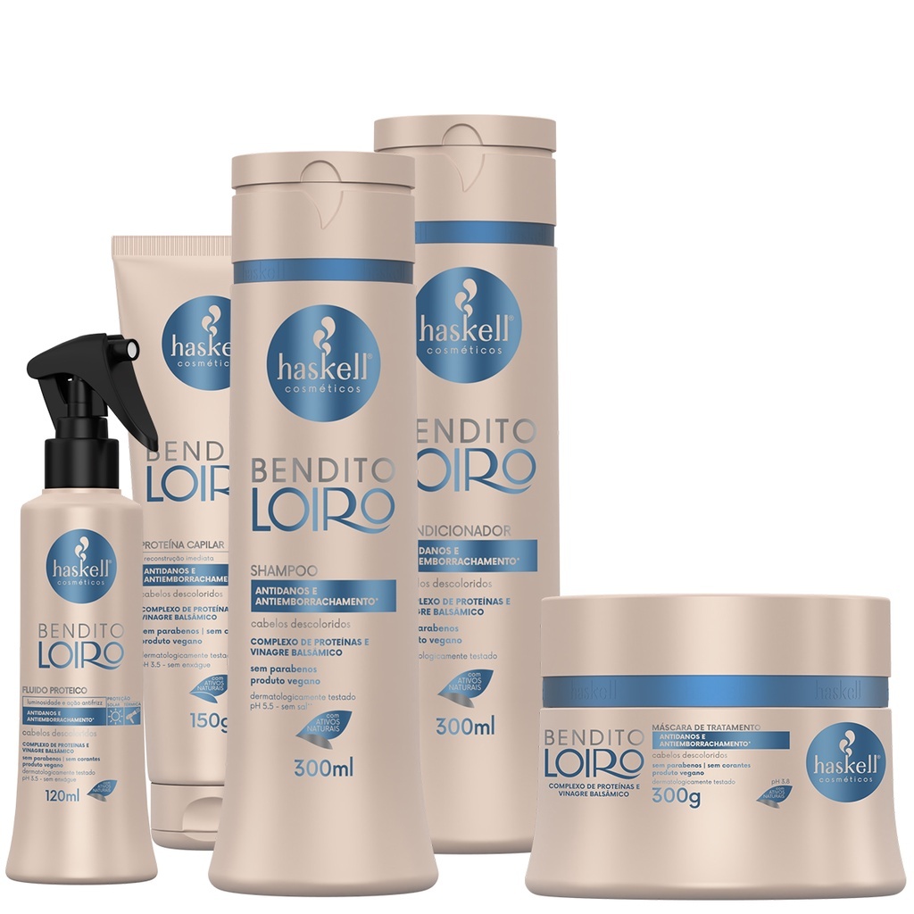 Kit Haskell Bendito Loiro 300 Completo Profissional | Shopee Brasil