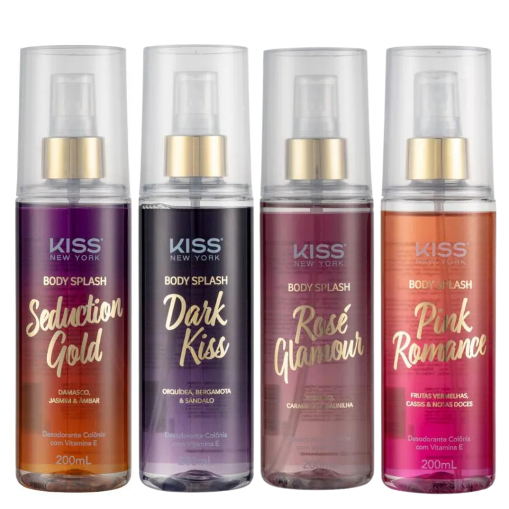 Body Splash Kiss New York Desodorante Colônia 200ml | Shopee Brasil