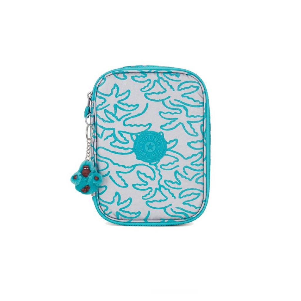 Estojo Escolar Kipling 100 Pens Metallic Palm | Shopee Brasil