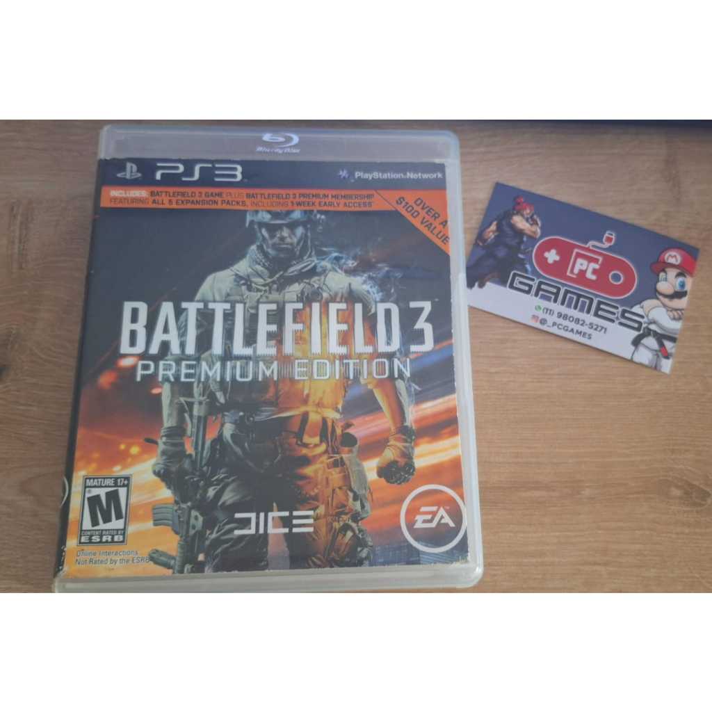 Game Battlefield 3 Premium Edition PS3 Mídia Física | Shopee Brasil