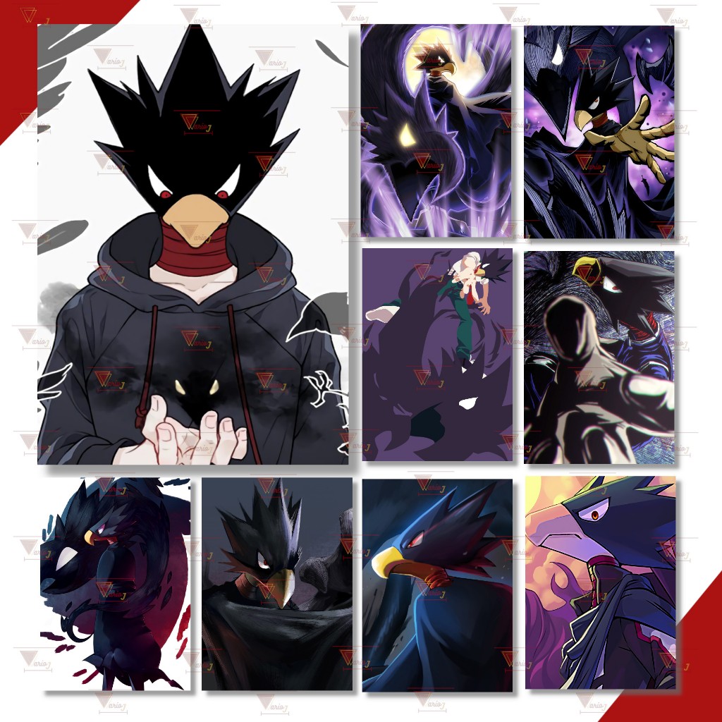Pôster Adesivo Fumikage Tokoyami Tsukuyomi Anime Boku no Hero Academia ...