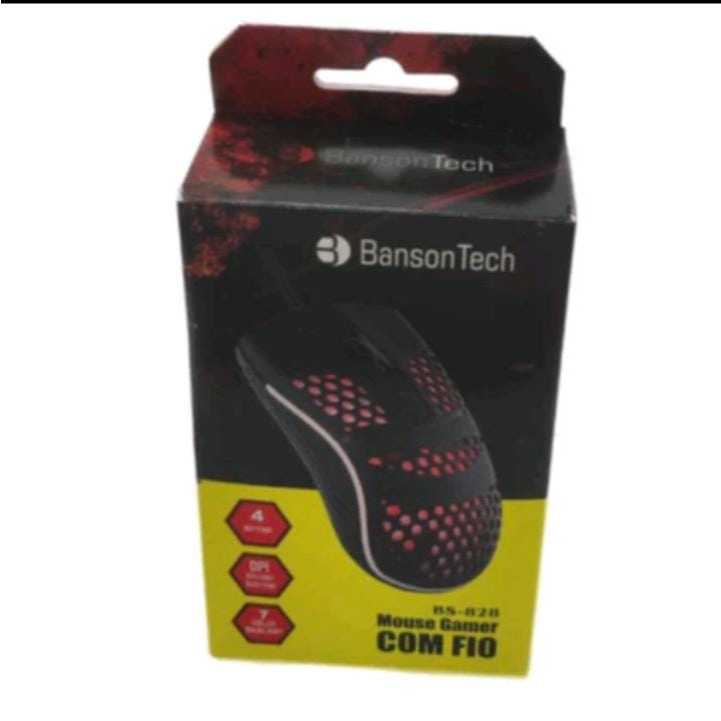 MOUSE GAMER COM FIO BANSON TECH( COM LED) | Shopee Brasil