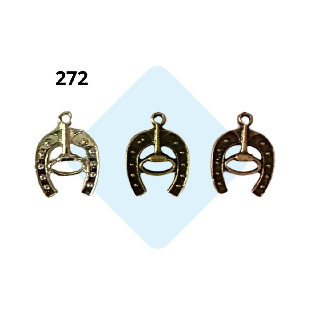 Pingente Ferradura Estribo - 3 unidades | Shopee Brasil