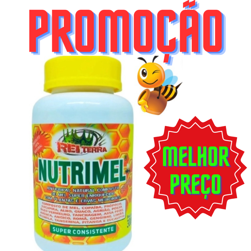 Nutrimel (Legitimo)- Xarope de Mel Composto - 450g | Shopee Brasil