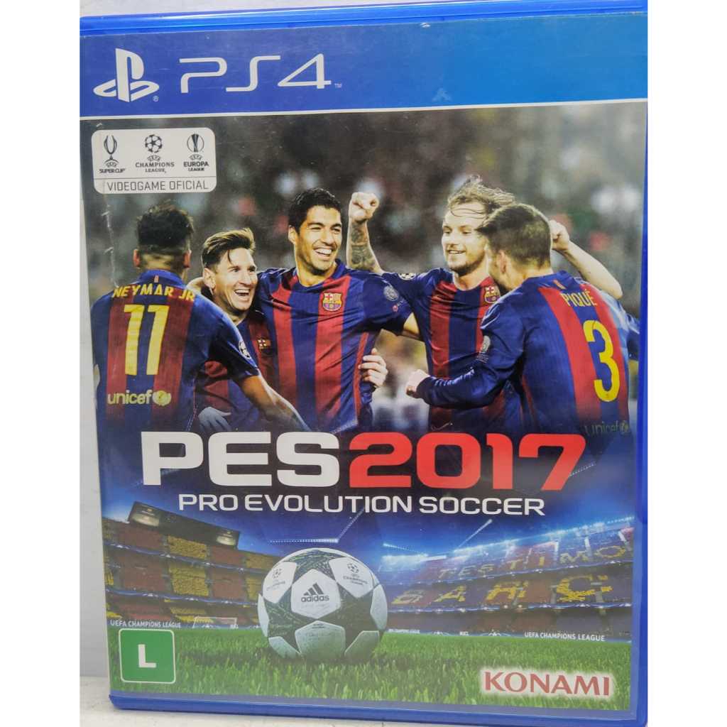 Pes 2017 Pro Evolution Soccer PS4 Mídia Física | Shopee Brasil