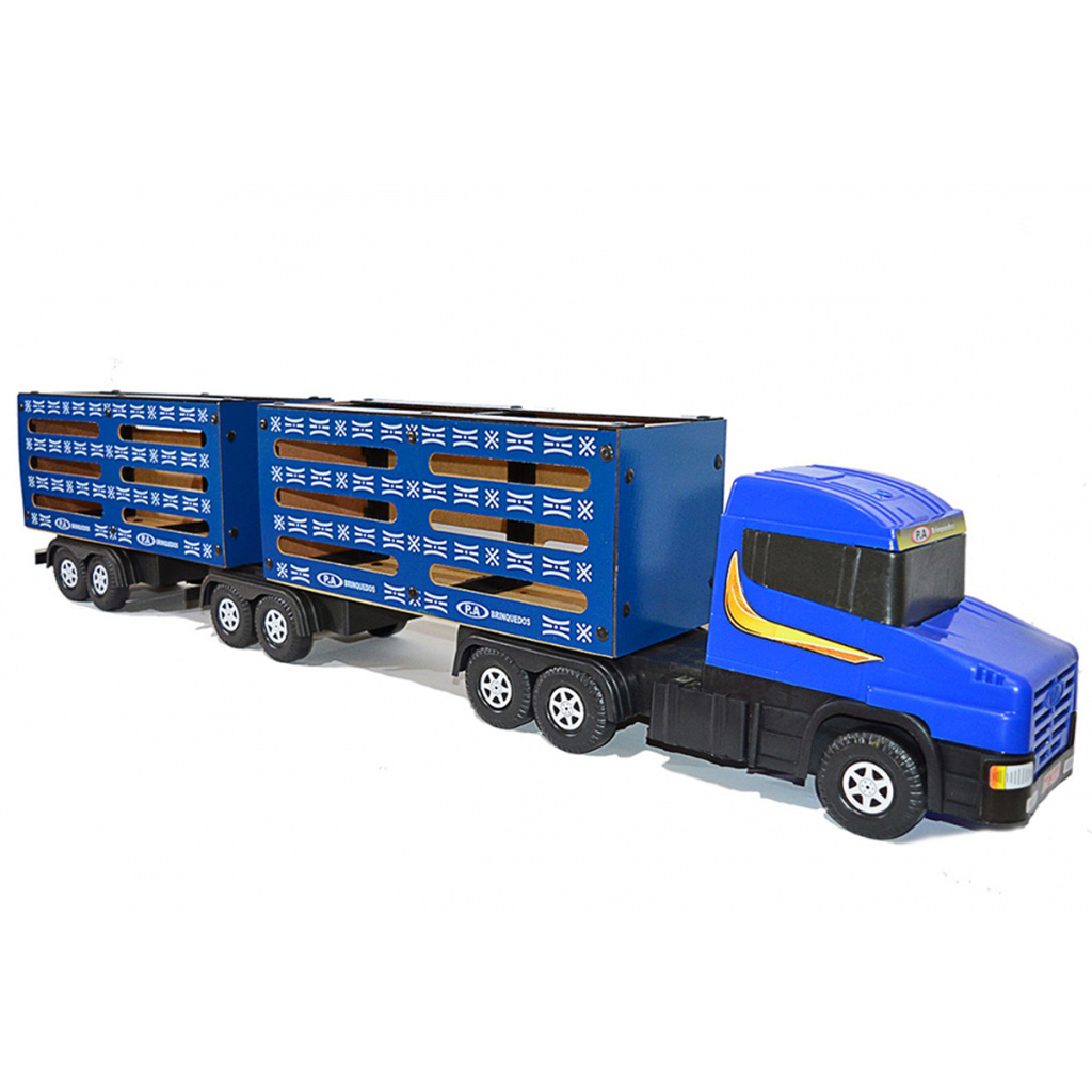 Caminhão Carreta Bitrem Boiadeiro 7 Eixo Carroceria de Madeira ...