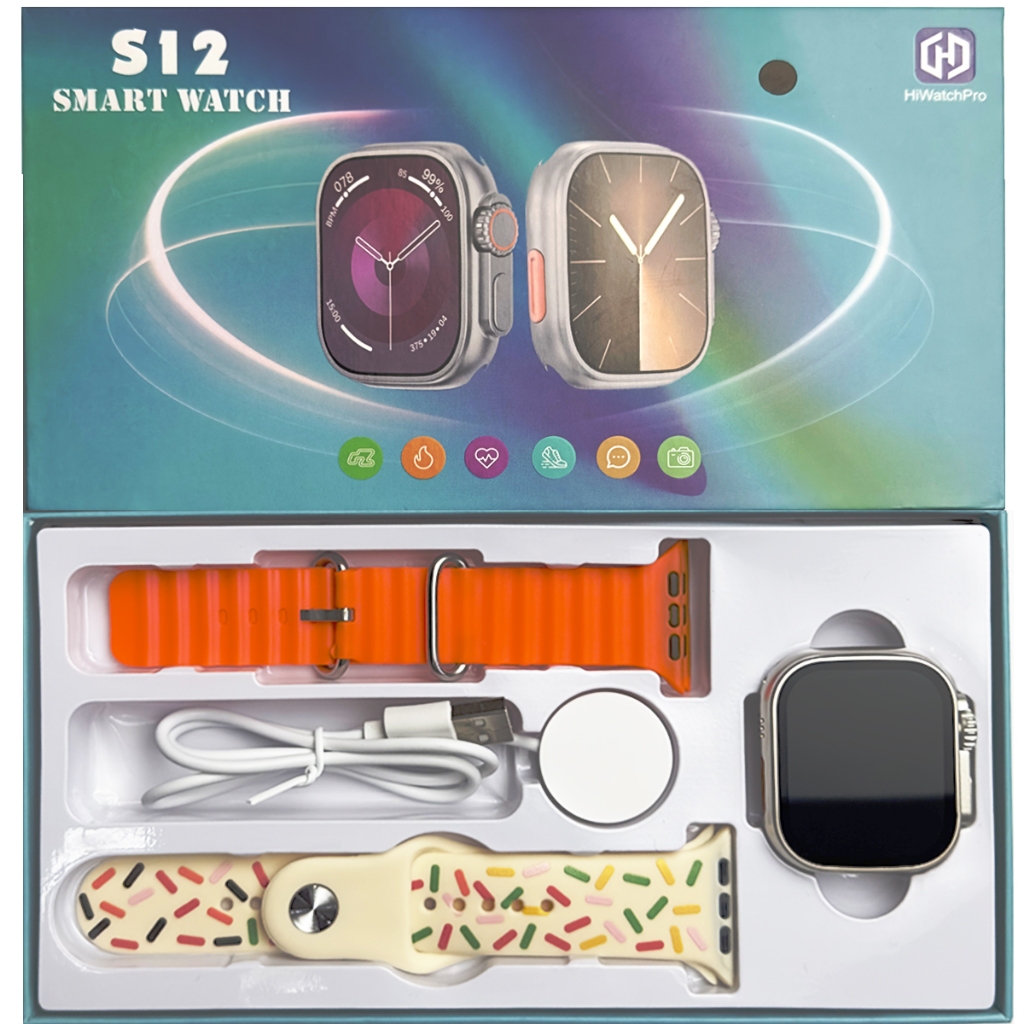 Watch 9 Ultra 2 Series 9 Relógio Inteligente Digital Masculino Feminino Smartwatch À Prova D ...