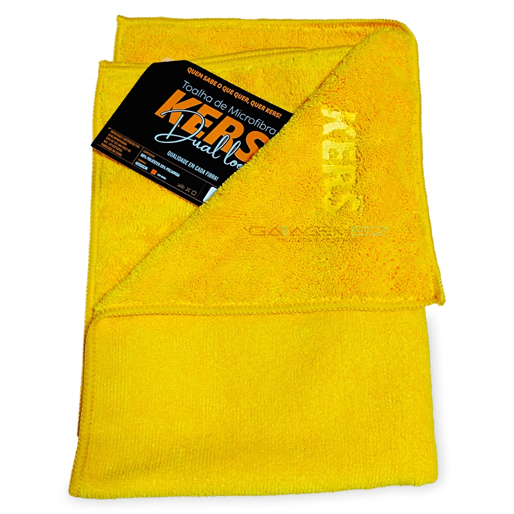 Flanela Automotiva Microfibra 360gsm Premium Dual Loop Kers Flanela Automotiva Microfibra 360gsm Premium Dual Loop Kers