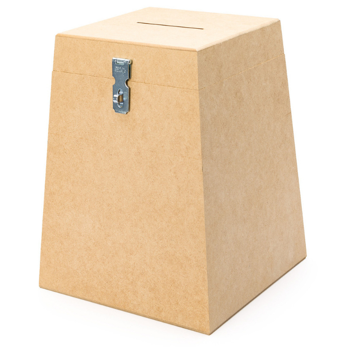 Urna Para Sorteio Em Mdf Cru Oferta - 20x20x30 - 1 Unidade | Shopee Brasil